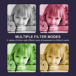 Lanhui Digital Camera Toy for Kids - Children's Portable Rechargeable Built-in Games Photo Video Digital Camera with 32G Memory Card Gift for Boys Girls