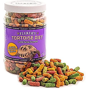 Fluker's Tortoise Diet Large Pellet Food 10oz - Includes Attached DBDPet Pro-Tip Guide