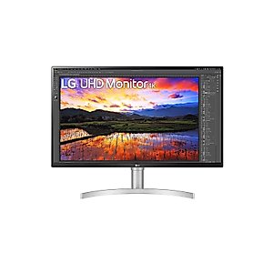 LG 31.5” HDR10 IPS UHD 4K Monitor (3840x2160) with DCI-P3 95% (Typ.), AMD FreeSync, Dynamic Action Sync, Black Stabilizer, MAXX Audio & Ergonomic Design (32BN67U-B)