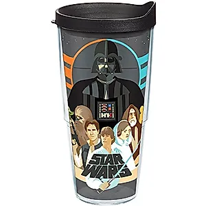 Tervis Made in USA Double Walled Star Wars Insulated Tumbler Cup Keeps Drinks Cold & Hot, 24oz, Classic Group
