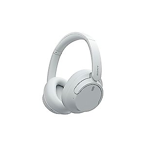 Sony WH-CH720 Noise Canceling Wireless Bluetooth Headphones - Built-in Microphone - up to 35 Hours Battery Life and Quick Charge - White