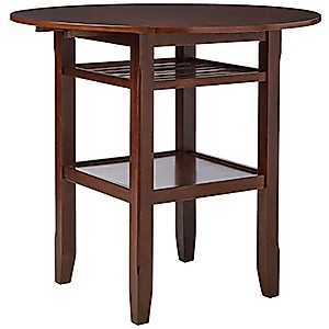 ACME Furniture Tartys Counter Height Table, Cherry