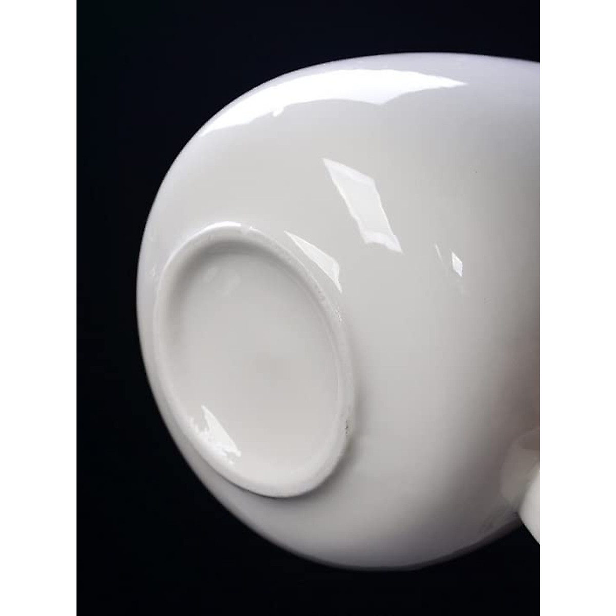 RYUHYF Ceramic cup, coffee cup, mug, ceramic cup with lid, tea cup with lid, coffee cup with lid and spoon，set of 1 (Cute cup(White+ lid + spoon))