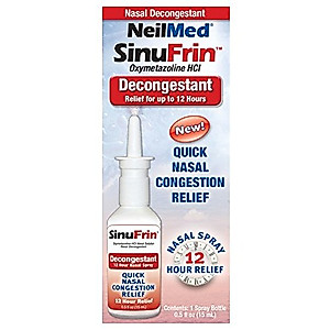NeilMed SinuFrin Decongestant 0.5 Fluid Ounce (15 mL) (packaging may vary)