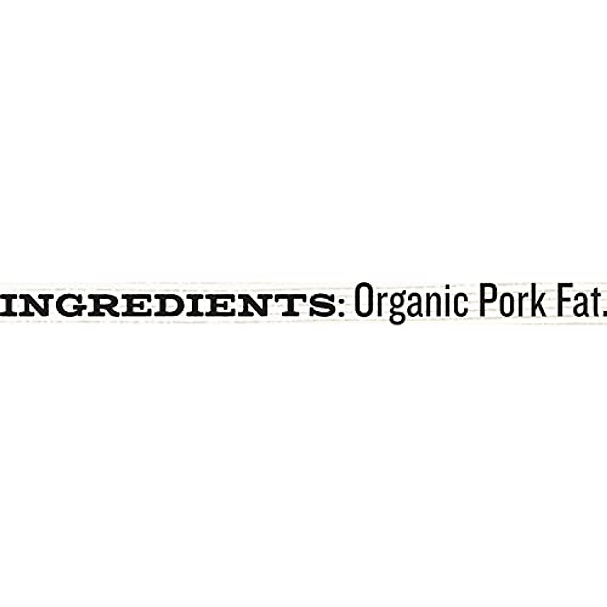 EPIC Organic Pork Fat, Keto Friendly, Whole30, 11oz Jar