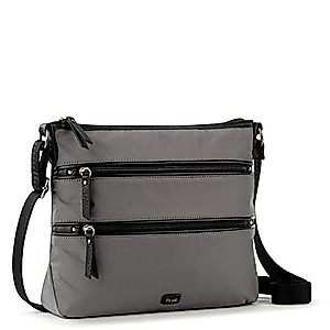 The Sak Womens Esperato Recycled Nylon Crossbody, Slate, One Size US