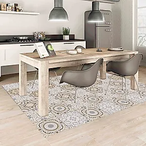 10 PCS 7.9in×7.9in Vinyl Flooring Peel and Stick Floor Tile/Coverings Easy to Install and Waterproof with Super Strong Peel and StickAdhesive Back for Bathroom Kitchen Floor Tiles Stairs Living Room