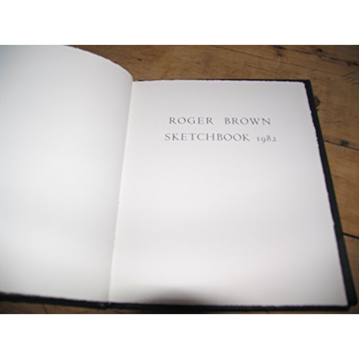 Roger Brown Sketchbook 1982 Signed
