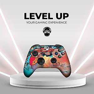 DreamController M Illustrations Custom X-box Controller Wireless compatible with X-box One/X-box Series X/S Proudly Customized in USA with Permanent HYDRO-DIP Printing(NOT JUST A SKIN) (MODDED)