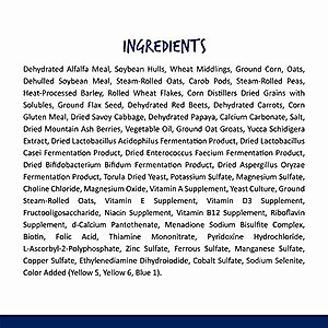 Vitakraft Menu Premium Rabbit Food - Alfalfa Pellets Blend - Vitamin and Mineral Fortified, Carrots,Greens,Grains,Fruits, 4.9 pounds