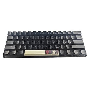 Kooku XXLS Anime Gaming Keycaps 6.25u Space Keycap 5-Sided Dye Sublimation Pbt Keycap Customized Keycap for Mechanical Gaming Keyboard（Cherry Switch） (Naruto44)