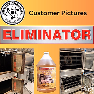 Quality Chemical Oven Cleaner & Grill Cleaner - Heavy-Duty/Fast Acting & Easy to Use/Degreaser/Heavy Duty Oven Cleaner/Best Oven Cleaner/Made in USA - 1 Gallon Combo