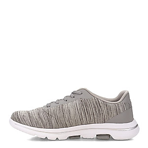 Skechers Women's Go Walk 5 True Sneaker, Grey, 8 M US