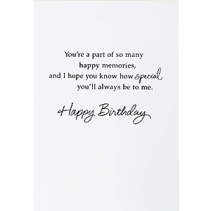 Greeting Card You Are A Special Uncle - You're A Part of So Many Happy Memories - Happy Birthday