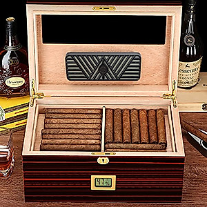Scotte Cigar Humidifier Rectangle Cigar Humidors Humidifier Increase Humidity Keep Cigars/Tobacco Fresh