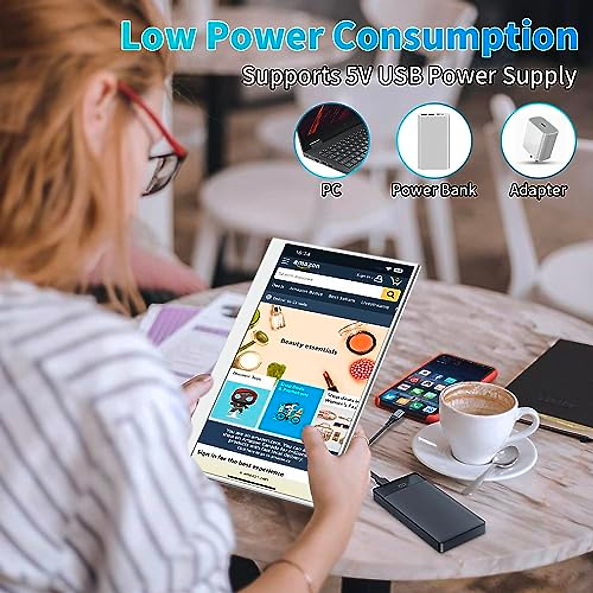 Magedok Portable Monitor,14”Touchscreen Monitor,FHD 1080p,100% sRGB Display,with USB-C,HDMI,Mini DP,Folding Kickstand Extend Second Screen for Laptop/PC/Phone/Switch/Xbox