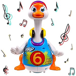 Think Gizmos Bump 'n' Go Walking, Talking, Singing and Dancing Musical Hip Hop Goose
