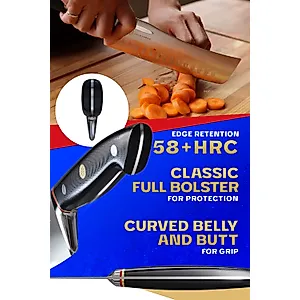 Dalstrong Nakiri Knife - 7 inch - Centurion Series - Premium Swedish High Carbon Stainless Steel - G10 Handle - Vegetable Knife - Sheath Included