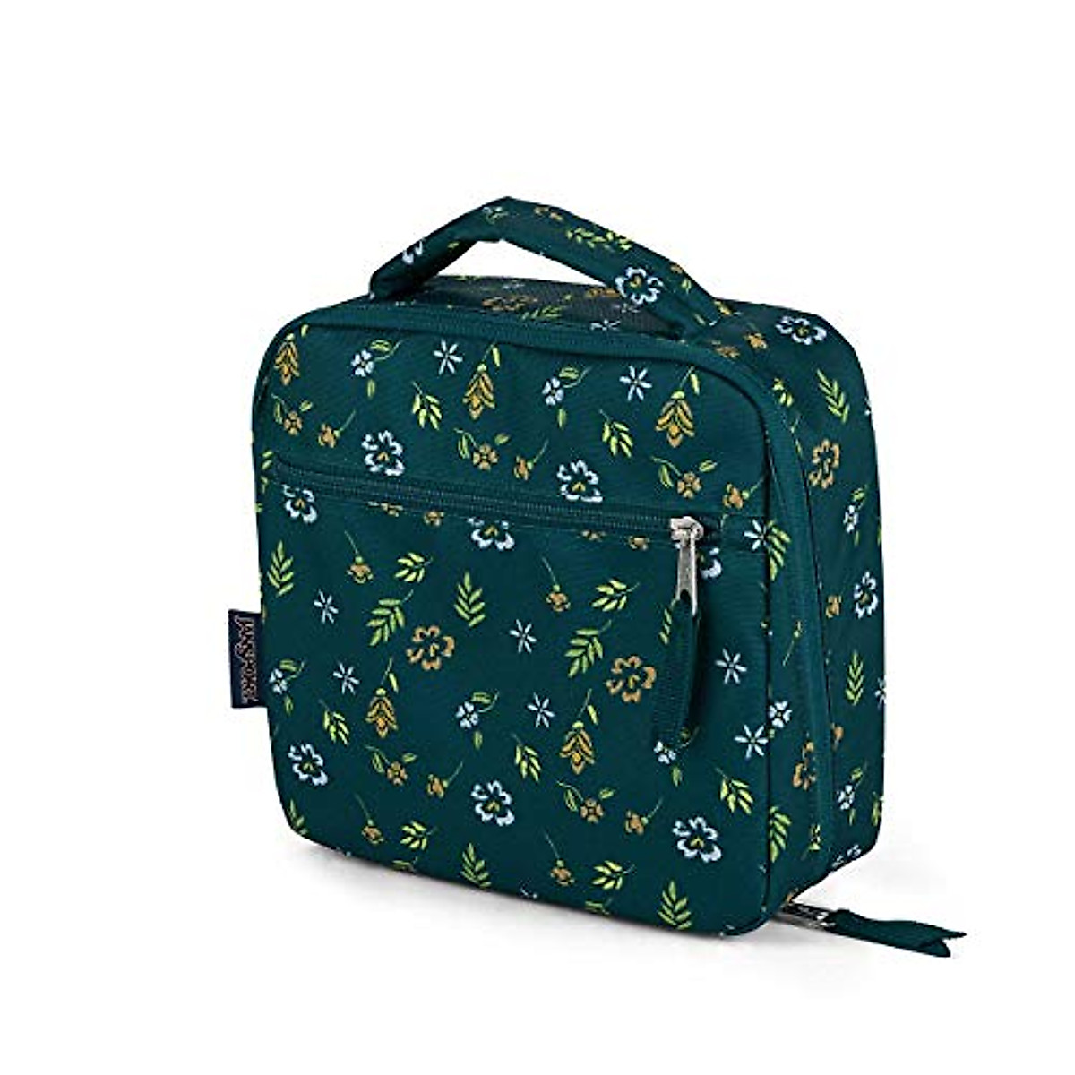 JanSport Lunch Break Insulated Cooler Bag - Leakproof Picnic Tote, Embroidered Floral