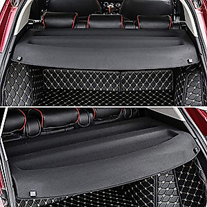 Trunk Cargo Cover For Honda HRV HR-V 2016 2017 2018 2019 2020 2021 Black Rear Trunk Cargo Luggage Security Shade Cover Shield Waterproof Custom Fit - All Weather Protection