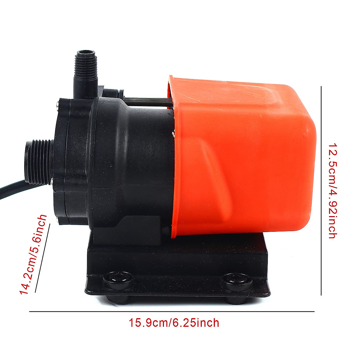 110-115V Marine Air Conditioning Circulation Pump, 56W Yacht Cooling Air Conditioning Pump - 18.5LPM/5GPM (US Stock)