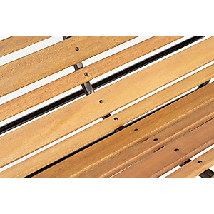 Woodlawn&Home Hardwood Glider with Trays, 300020