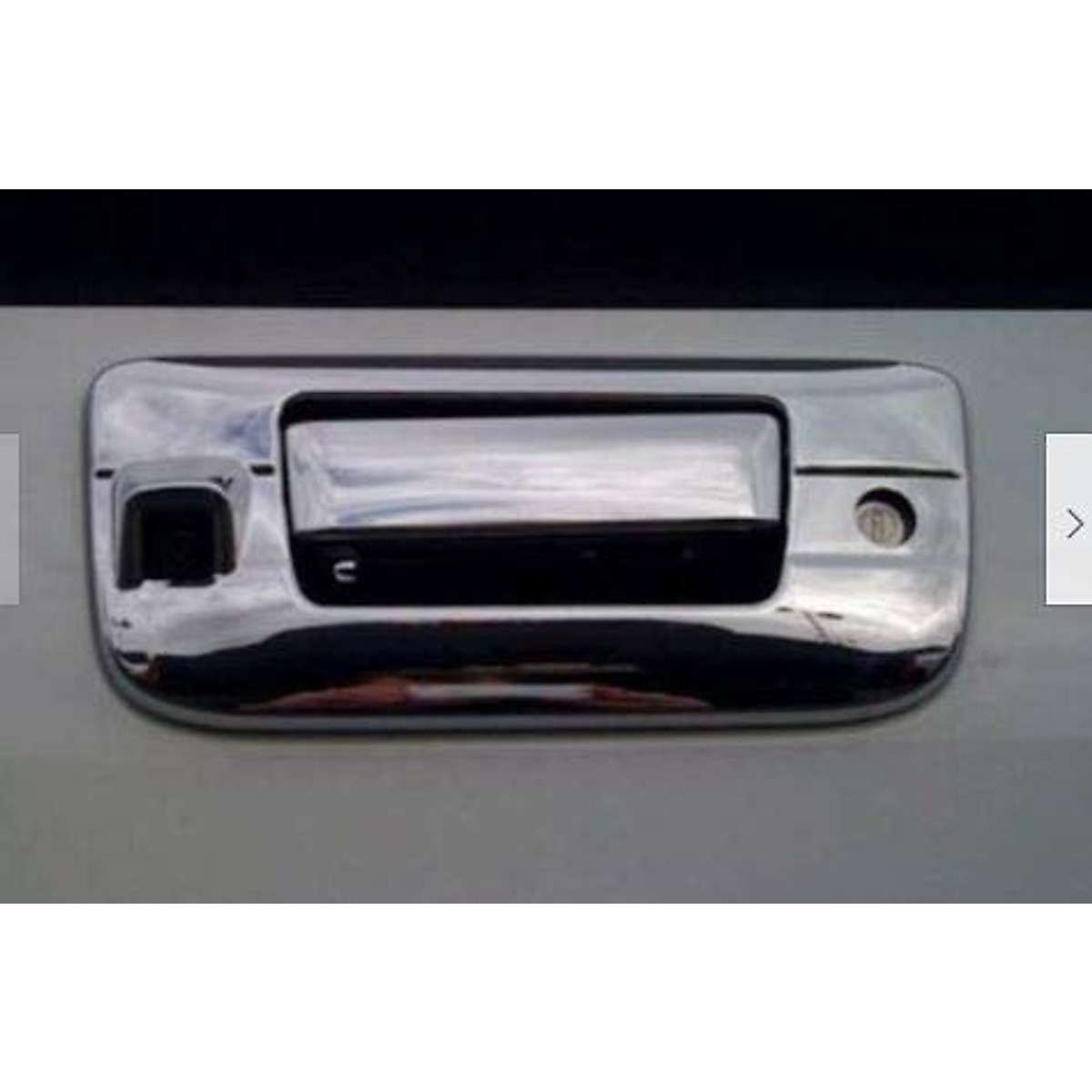 eLoveQ Chrome TailGate Handle Cover Covers Compatible with 2016-2018 Tacoma w/Camera Hole