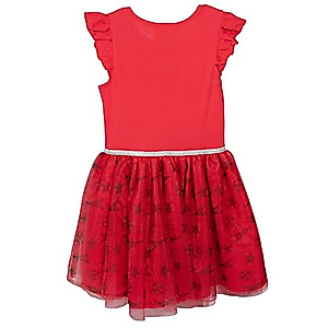Miraculous Ladybug Rena Rouge Big Girls Tulle Dress Red 10-12