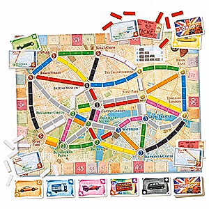Ticket to Ride London Board Game - Train Route-Building Strategy Game, Fun Family Game for Kids & Adults, Ages 8+, 2-4 Players, 10-15 Minute Playtime, Made by Days of Wonder