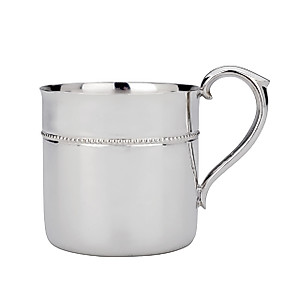Reed and Barton 766 Royal Bead Silverplate Baby Cup