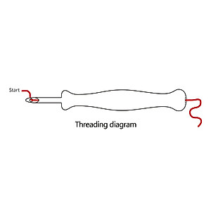 Easy Smaller Size DIY Craft Punch Needle Embroidery Kits Rug for Starter Kits with Stamped Color Pattern with Instruction,Yarn and Wood Needle Pen,15cm Hoop (White Kitten)