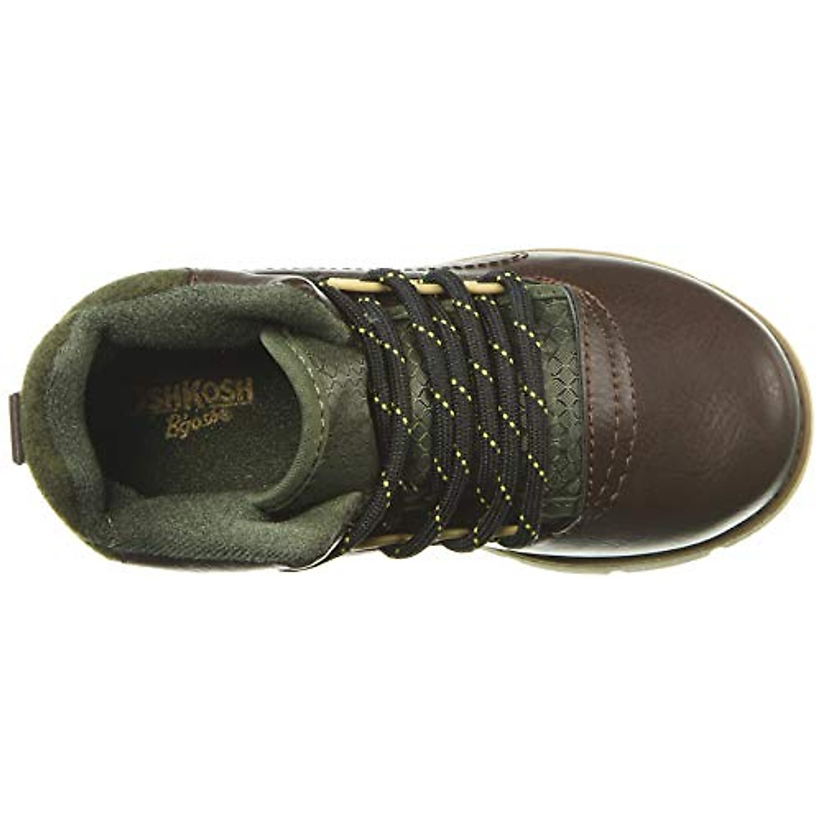 OshKosh B'Gosh Boys' Alder Ankle Boot, brown, 4 M US Toddler