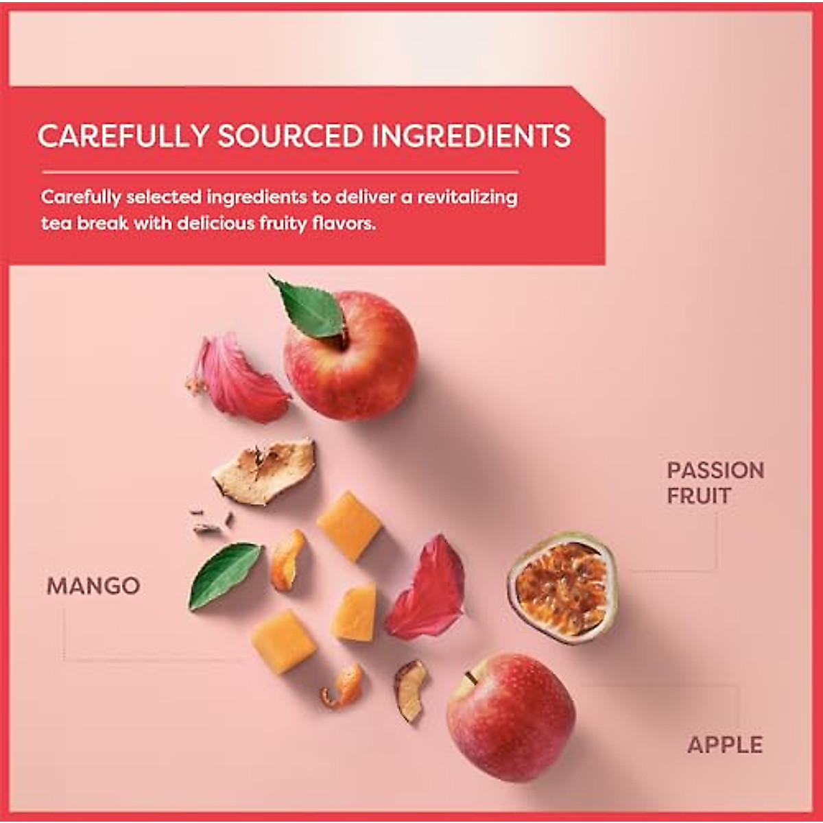 Wissotzky Fruit Galore Herbal Tea, 20 Tea Bags | Caffeine Free Tea | Antioxidant Rich | Fruity Blend | Herbal Tea Bags