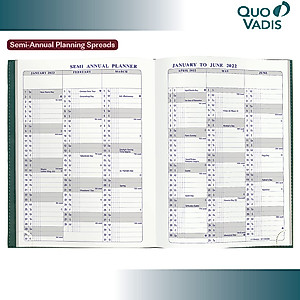 Quo Vadis 2023 Refill For Space 24 Planner - Appointment Organizer and Business Journal