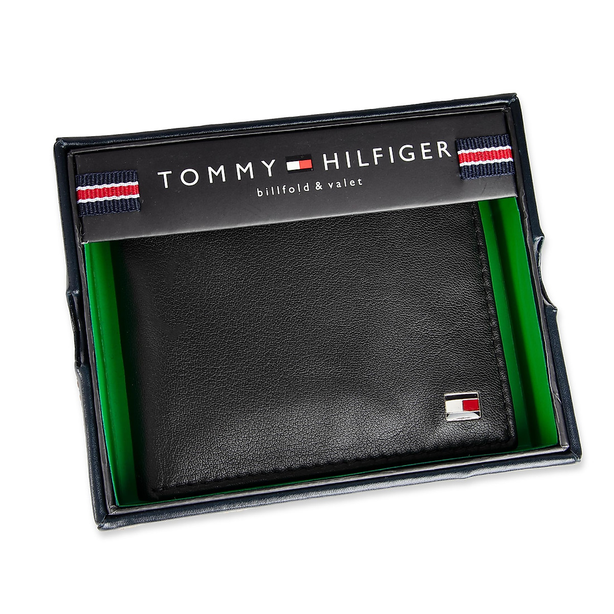 Tommy Hilfiger Men's Leather Wallet- Bifold With RFID Technology