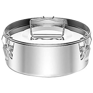 Trjgtas Stainless Steel Flan Mold 60, Compatible with 6 Qt (3 Qt, 8 Qt Avail), Mexican Design