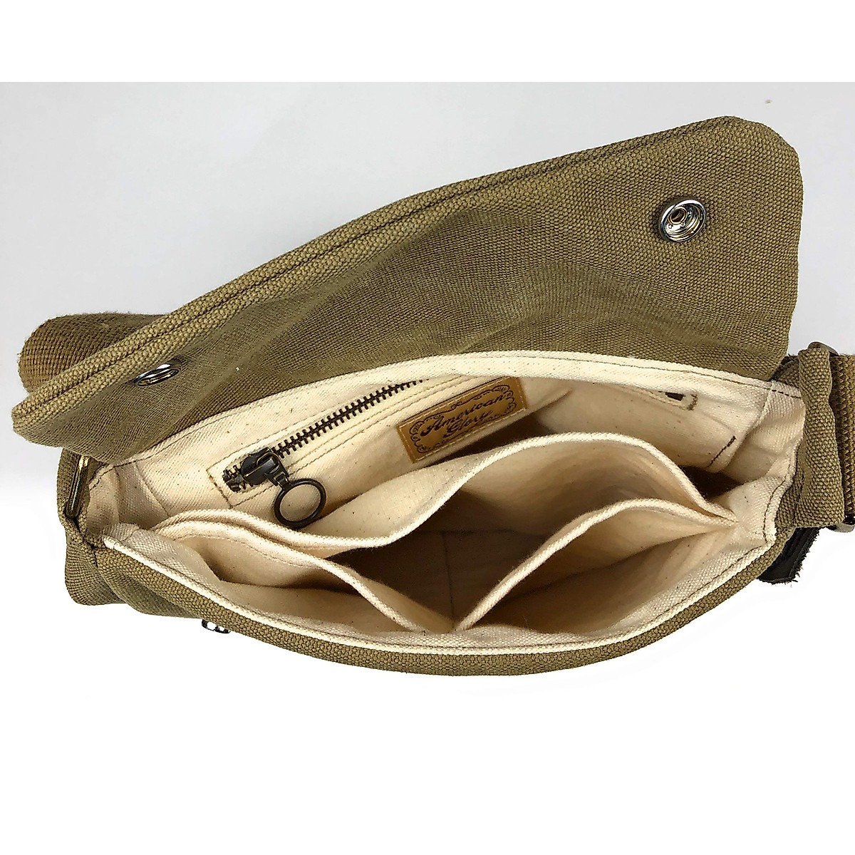 American Glory Unisex Vintage look Canvas Desert Crossbody Handbag