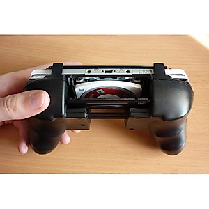 Flexible Console Grip Handle Attachment Holder Stand Replacement for Sony PSP 2000 PSP 3000 Series - Black