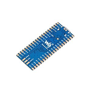 waveshare RP2040-Plus Mini Board High-Performance Pico-Like MCU Board Based on Raspberry Pi RP2040 Chip,Dual-core Arm Cortex M0+ Processor,USB-C Connector,Onboard 4MB Flash,Higher Current DC-DC Chip