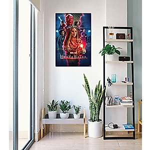 WandaVision - Marvel TV Show Poster (Reality Rift - The Cast) (Size: 24" x 36")