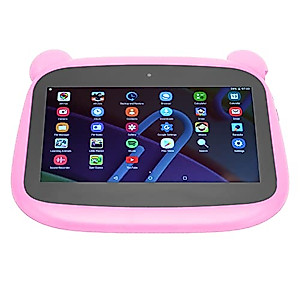 Kids Tablet, 5000mAh 7 Inch Screen Dual Camera US Plug 100240V HD Tablet for Ebook (US Plug)