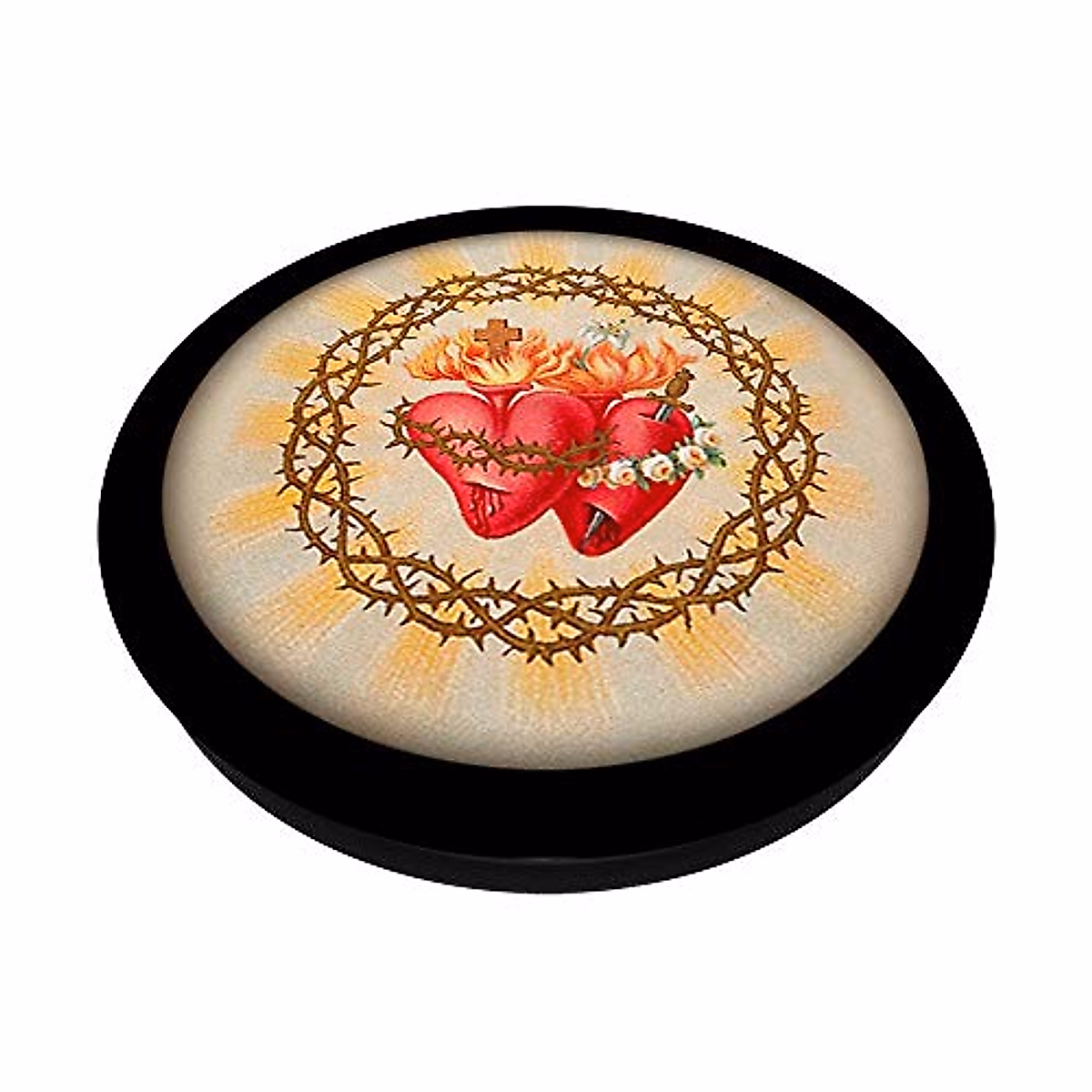 Catholic Pop Socket - Sacred Heart Religious PopSockets PopGrip: Swappable Grip for Phones & Tablets
