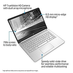 2022 Newest HP Premium Laptop, 14" FHD IPS LED Display, Intel Quad-Core Processor, Intel UHD Graphics, 16GB RAM, 1TB PCIe SSD, Bluetooth 5.0, Windows 11 (Renewed)