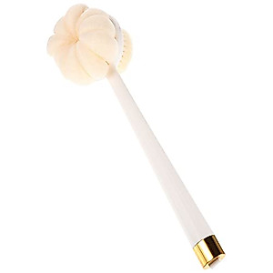 LALAFINA 3pcs Long Handle Bath Brush Dual- Sided Back Brush Shower Body Brush Bath Mesh Sponge Body Scrub Sponge Brush Cleaner He Washer Machine Cleaner Back Shower Brush Durable Bath Brush