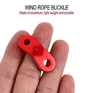 BESPORTBLE 40 Pcs Double Eye Wind Rope Buckle Reliable Rope Buckles Camping Rope Buckles Tent Rope Fastener Camping Supplies Camping Buckles Wind Rope Fixed Buckles Camping Accessory