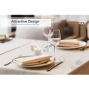 Royal Imports Unscented Clear Glass Votive Candles, Long 10 Hour Burn Time, for Home, Spa, Wedding, Birthday, Holiday, Restaurant, Party, Birthday, 72 Pack