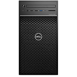 Dell Precision 3000 3640 Workstation, Core i7 i7-10700, 16 GB RAM, 512 GB SSD, Tower, Windows 10 Pro 64-bit NVIDIA Quadro P620 2 GB Graphics, DVD-Writer, Serial ATA Controller (Renewed)