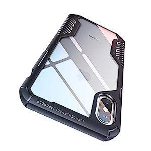 MOBOSI Vanguard Armor Designed for iPhone Xs Max Case, Rugged Cell Phone Cases, Heavy Duty Military Grade Shockproof Drop Protection Cover for iPhone 10xs Max 2018 6.5 Inch (Matte Black)