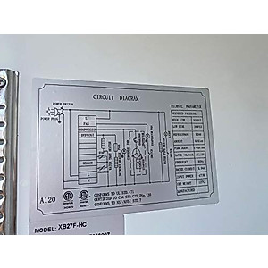 Commercial Freezer 1-Door Solid Upright Reach in Stainless Steel NSF 29" Width, Capacity 23 Cuft, Bottom Mounted Restaurant Quality Kitchen Cold -8°F XB27F