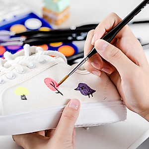 Mr. Pen- Miniature Paint Brushes, 9 Pcs, Detail Paint Brush Set, Fine Paint Brush, Mini Paint Brushes, Thin Paint Brushes, Tiny Paint Brushes, Micro Paint Brush, Fine Point Paint Brush